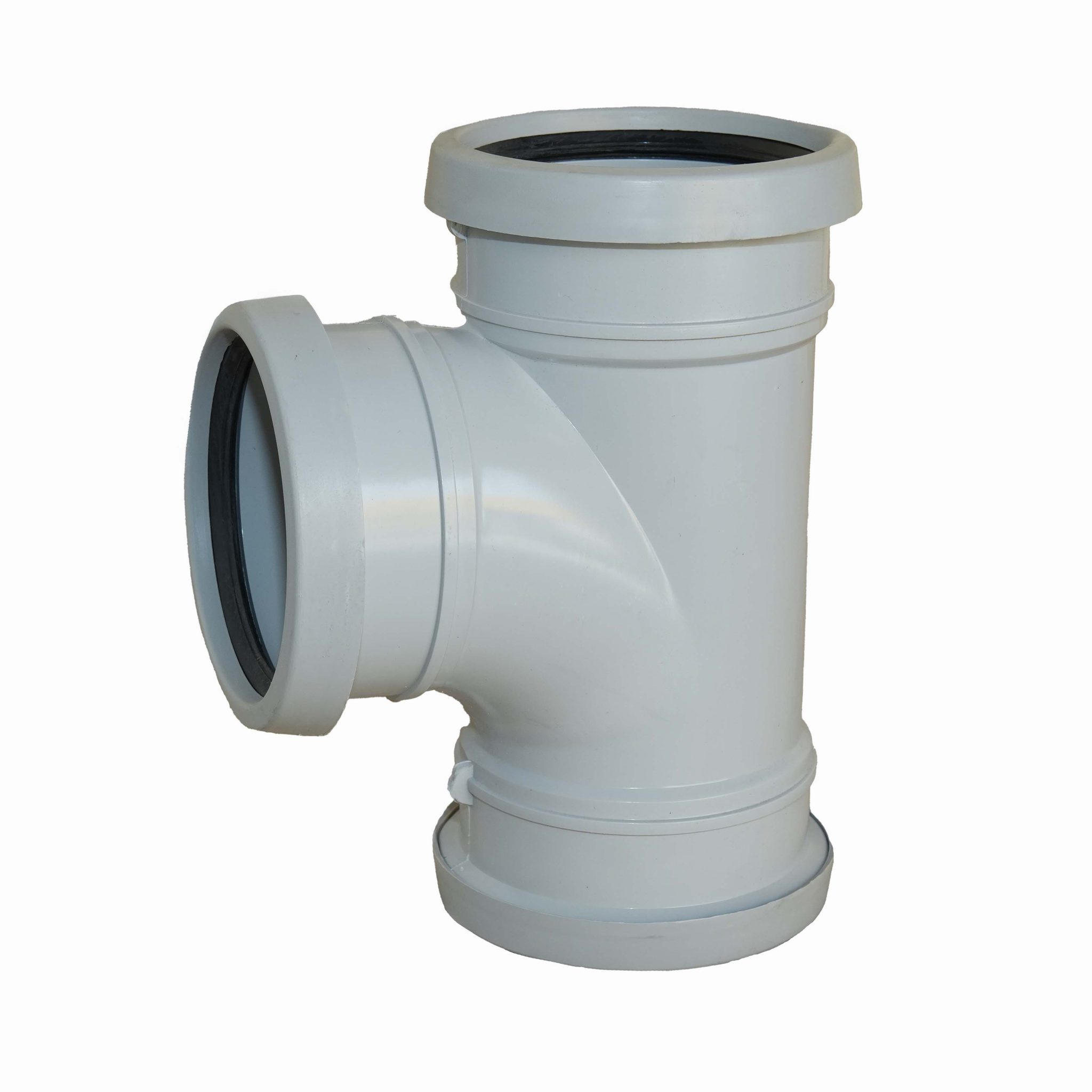 UPVC Tee- Triple Rubber (Gray) – Marley Trading LLC